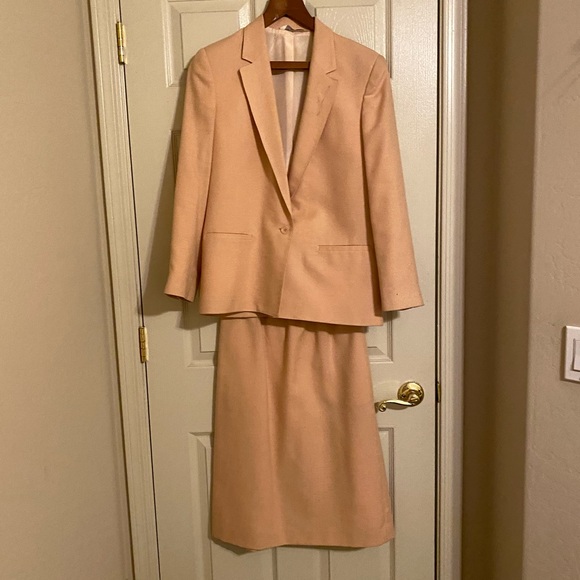 Tailored in the USA | Dresses | Peach Business Suit | Poshmark